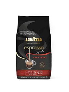 lavazza espresso barista gran crema whole bean coffee blend, medium espresso roast, oz bag (packaging may vary) - 2.2 lb, 35.2 ounce