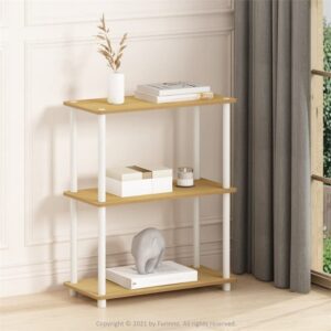 Furinno Turn-N-Tube Display Rack, 3-Tier Single, Beech