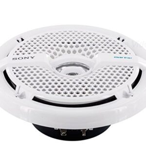 Sony XSMP1611 6.5-Inch Dual Cone Marine Speakers (White)