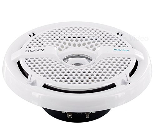 Sony XSMP1611 6.5-Inch Dual Cone Marine Speakers (White)