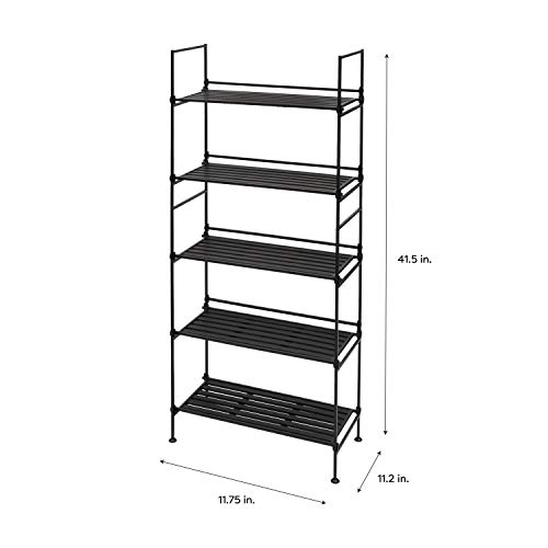 Neu Home Espresso 5 Tier Wide Free Standing Shelf