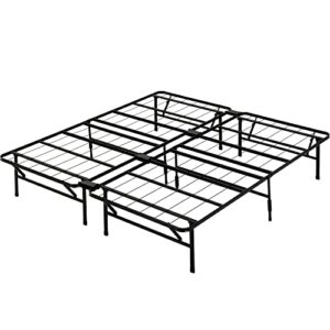 ZINUS SmartBase Tool-Free Assembly Mattress Foundation / 14 Inch Metal Platform Bed Frame / No Box Spring Needed / Sturdy Steel Frame / Underbed Storage, King