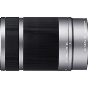 Sony SEL55210 E 55-210mm F4.5-6.3 OSS E-mount Wide Zoom Lens - Silver (Renewed)