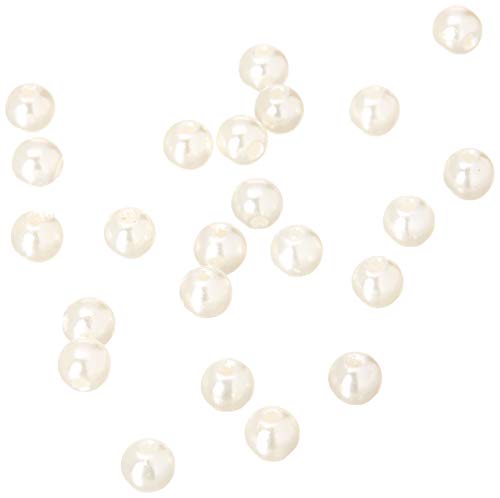 1000+ Loose Arts and Crafts Pearls 6mm Beads Ivory