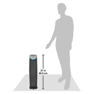 Germ Guardian Air Purifier with HEPA 13 Pet Filter, Removes 99.97% of Pollutants, Covers Large Room up to 915 Sq. Foot in 1 Hr, UV-C Light Helps Reduce Germs, Zero Ozone Verified, 28", Gray, AC5250PT