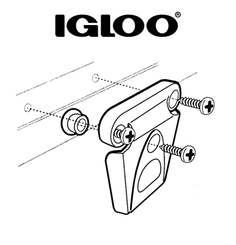 Igloo Set of 2 Cooler Latch Posts & Screws (Part #24013)