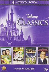 disney 4-movie collection: classics (gnome-mobile / darby o'gill & little people / one & only genuine family / happiest millionaire)