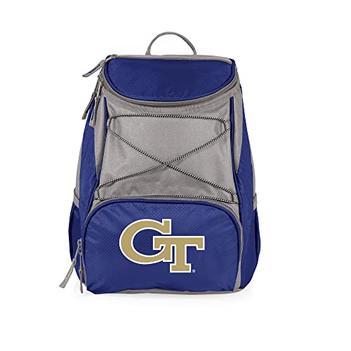 NCAA Georgia Tech Yellow Jackets PTX Backpack Cooler - Soft Cooler Backpack - Insulated Lunch Bag