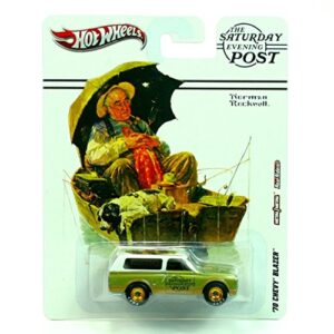 dubblebla hot wheels 2012, the saturday evening post, norman rockwell, '70 chevy blazer. 1:64 scale die cast.