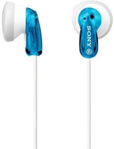 sony mdr-e9lp/blu - headphones - ear-bud - wired - 3.5 mm jack - blue