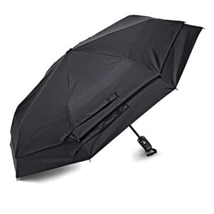 samsonite windguard auto open/close umbrella, black, one size