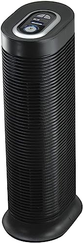 Honeywell AllergenPlus HEPA Tower Air Purifier, Allergen Reducer for Medium-Large Rooms (170 sq ft), Black - Wildfire/Smoke, Pollen, Pet Dander, and Dust Air Purifier, HPA160