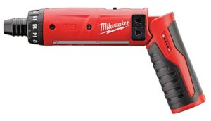 cordless screwdriver, 4v, 1/4 in.