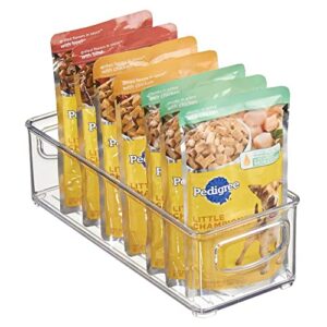 iDesign Plastic Storage Bin with Handles for Kitchen, Fridge, Freezer, Pantry, and Cabinet Organization, BPA-Free