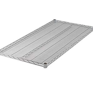 Winco 18" x 48" Wire Utility Shelf for Restaurants and Storage, Chrome