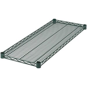 winco 18" x 54" wire utility shelf for restaurants and storage, epoxy coated