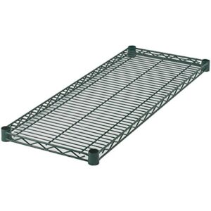 winco 21" x 30" wire utility shelf for restaurants and storage, epoxy coated