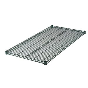 winco 21" x 48" wire utility shelf for restaurants and storage, epoxy coated