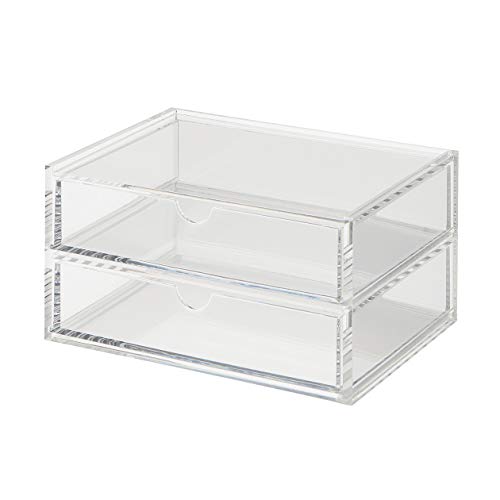 Muji Acrylic Case 2 Drawers - Small