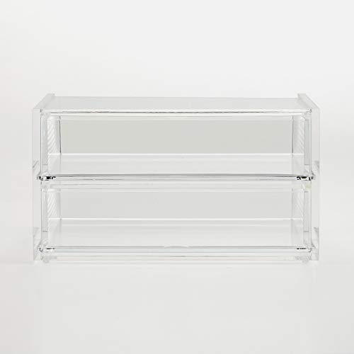 Muji Acrylic Case 2 Drawers - Small