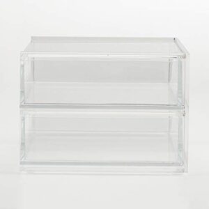 Muji Acrylic Case 2 Drawers - Small