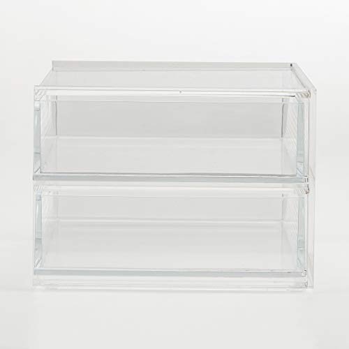 Muji Acrylic Case 2 Drawers - Small