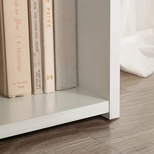 Sauder Beginnings 3-Shelf Bookcase, Soft White finish