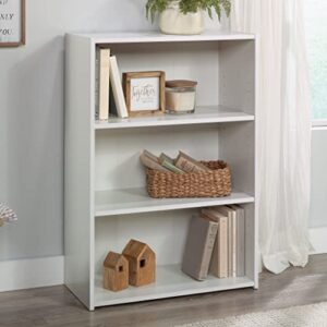 Sauder Beginnings 3-Shelf Bookcase, Soft White finish