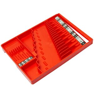 tool sorter wrench organizer - red