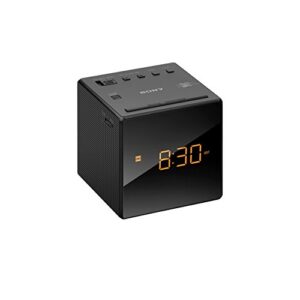 sony - clock-radio sony icfc1b black