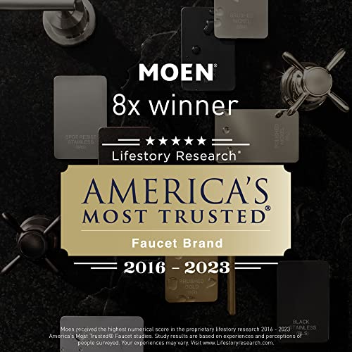 Moen 24-in Align Modern Wall Mounted Chrome Towel Bar Accessory, Sturdy Contemporary Design for Bathroom Towel Storage and Organization, YB0424CH