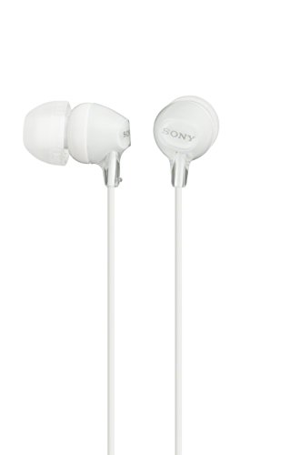 Sony MDREX15LP In-Ear Earbud Headphones, White