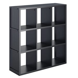 winsome timothy shelving, small, black