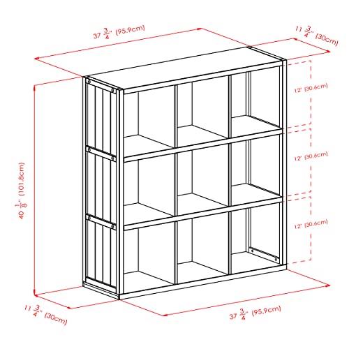 Winsome Timothy Shelving, small, Black