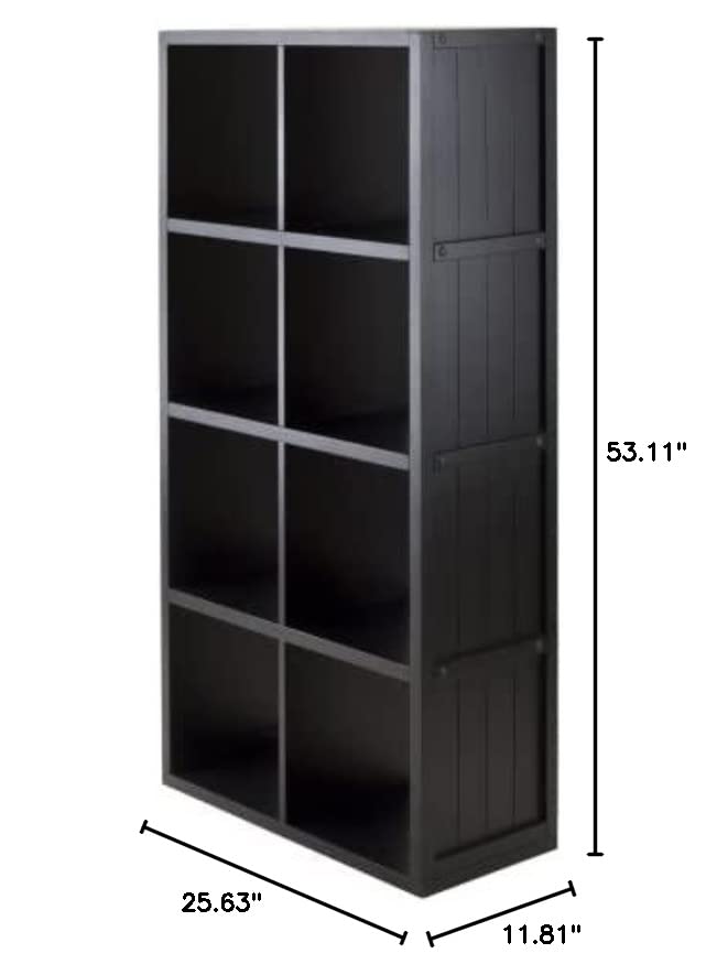 Winsome Timothy Shelving, small, Black