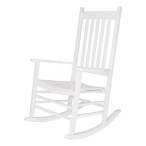 shine company inc. 4332wt vermont porch rocker, white