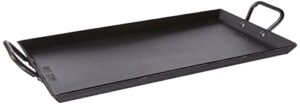 lodge crsgr18 carbon steel griddle, pre-seasoned, 18-inch