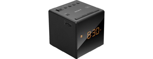 SONY ICF-C1B ALARM CLOCK WITH AM/FM RADIO BLACK