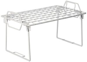 whitmor wire grid stacking shelf small