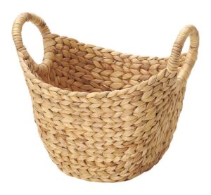 water hyacinth hc-017na basket, 9.8 inches (25 cm)