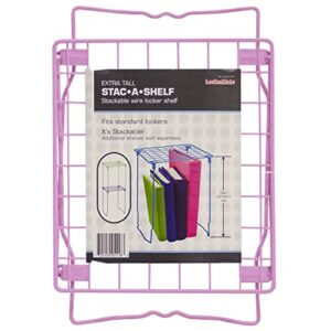 LockerMate Wire Locker Stac-A-Shelf, 12-1/2"H x 10"W x 11-1/2"D, Assorted Colors