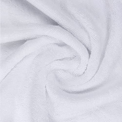 Utopia Towels - Hand Towel Set - Luxurious 600 GSM 100% Ring Spun Cotton - Quick Dry, Highly Absorbent, Soft Feel Towels, Perfect for Daily Use (Pack of 4) (16 x 28, White)