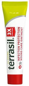 terrasil wound care - 3x faster healing, infection protection ointment for bed sores, pressure sores, diabetic wounds, ulcers, cuts, scrapes, and burns (14 gram tube)