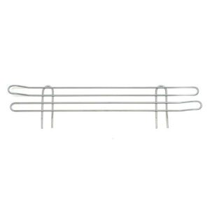 nexel wire shelf ledge, 14"w x 4"h, chrome