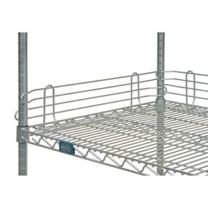 Nexel Wire Shelf Ledge, 14"W x 4"H, Chrome