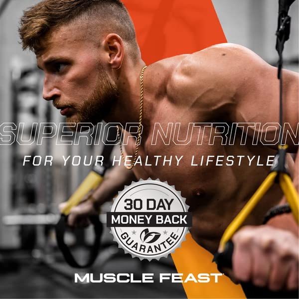 Muscle Feast Grass-Fed Hydrolyzed Whey Protein Powder, All Natural Hormone-Free, Unflavored, 5lb