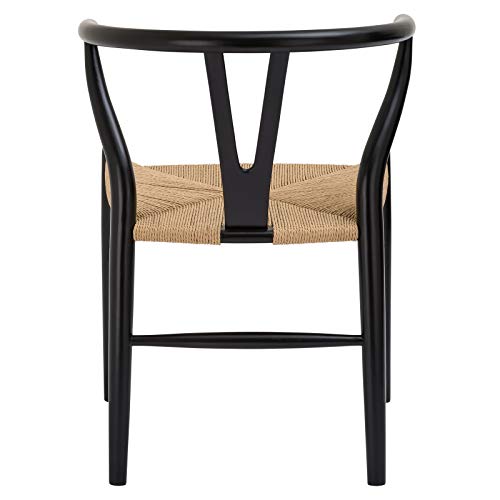 POLY & BARK Weave Chair, Single, Black