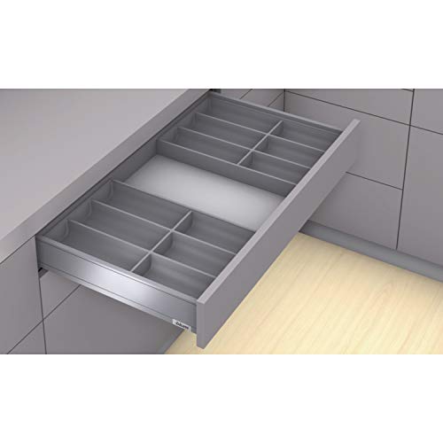 Blum Legrabox Ambia-Line Narrow Utensil Insert 20" Orion Gray ZC7S500RS1