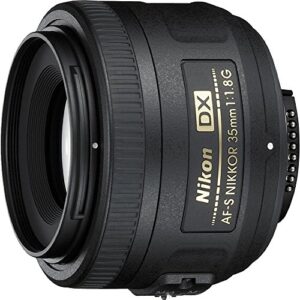 nikon 35mm f/1.8g af-s dx lens for nikon dslr cameras (renewed)