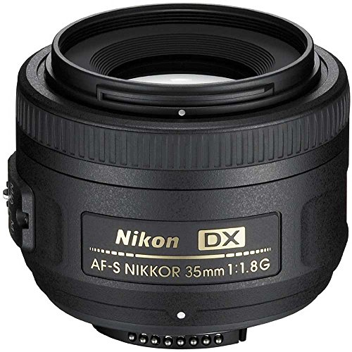 Nikon 35mm f/1.8G AF-S DX Lens for Nikon DSLR Cameras (Renewed)